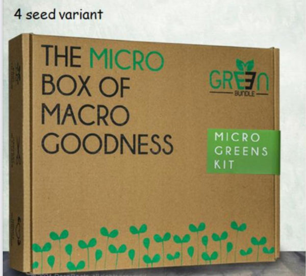 4 seed variant micro greens kit – Gardengram